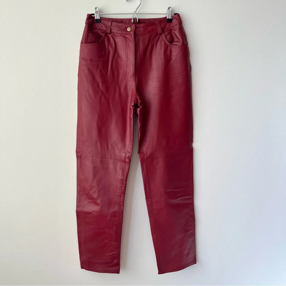 metrostyle | Pants & Jumpsuits | Vintage Metrostyle High Rise Red ...